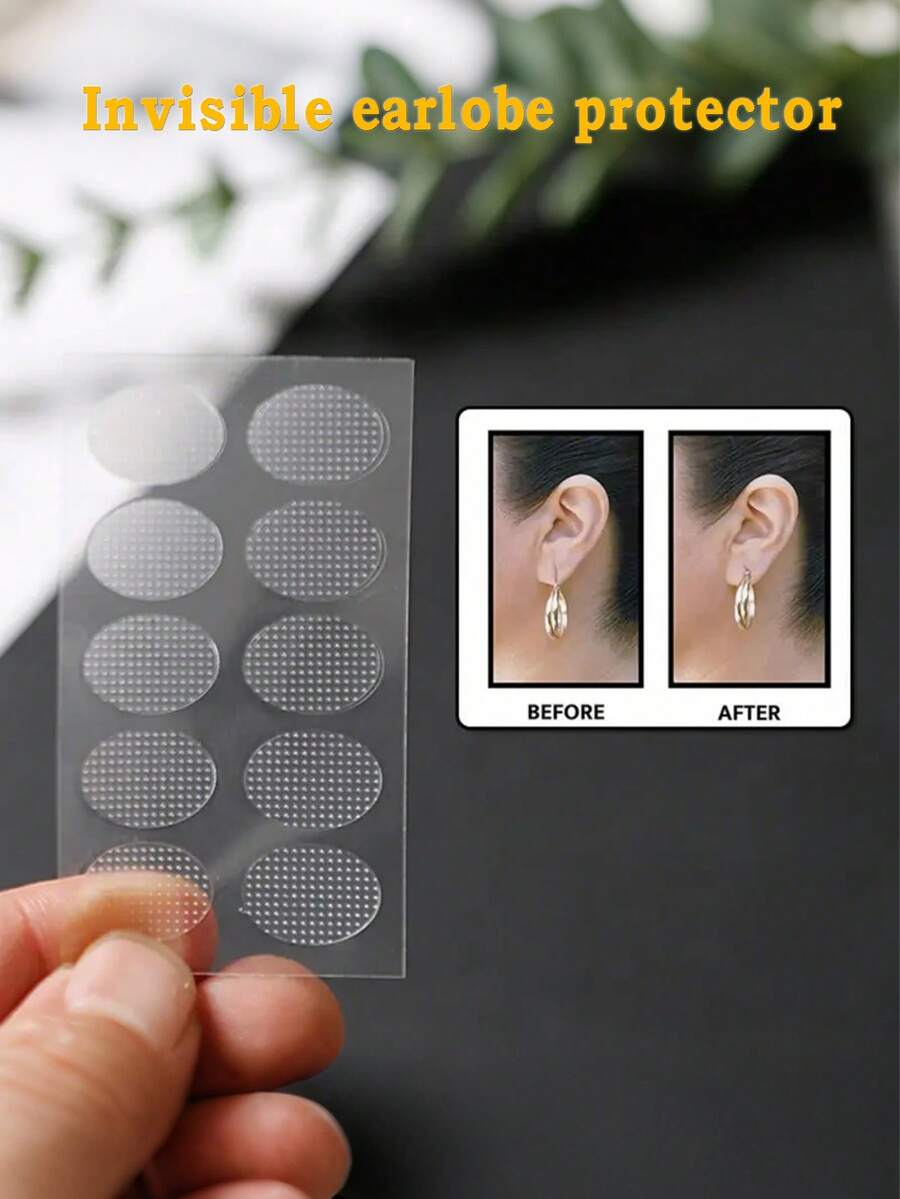 Invisible Earlobe Support Stickers, Suitable For Women, Anti-Expansion ...