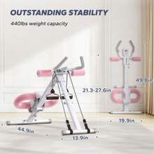 MERACH Ab Machine, Adjustable Ab Trainer For Core Workout At Home ...