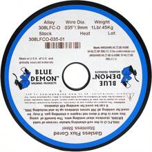 Blue Demon 308LFCO X.035 X 1# Spool Stainless Steel Flux Cored Gasless ...