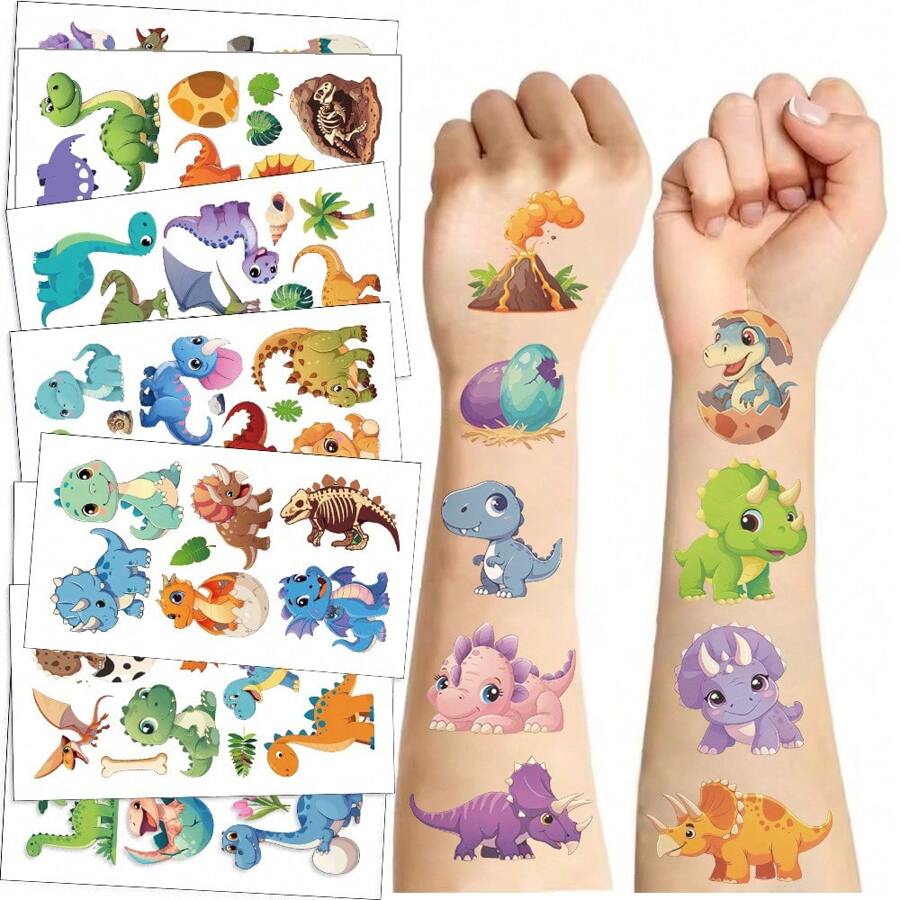 Cute Cartoon Dinosaur Sticker Pack For Kids – Waterproof Decorative T ...