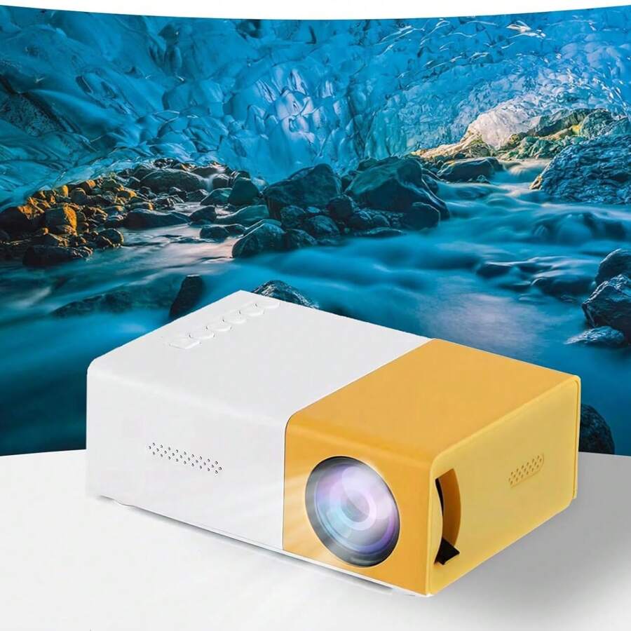 Mini Projector Portable Projector Supports 1080P, Smart Movie Projector ...