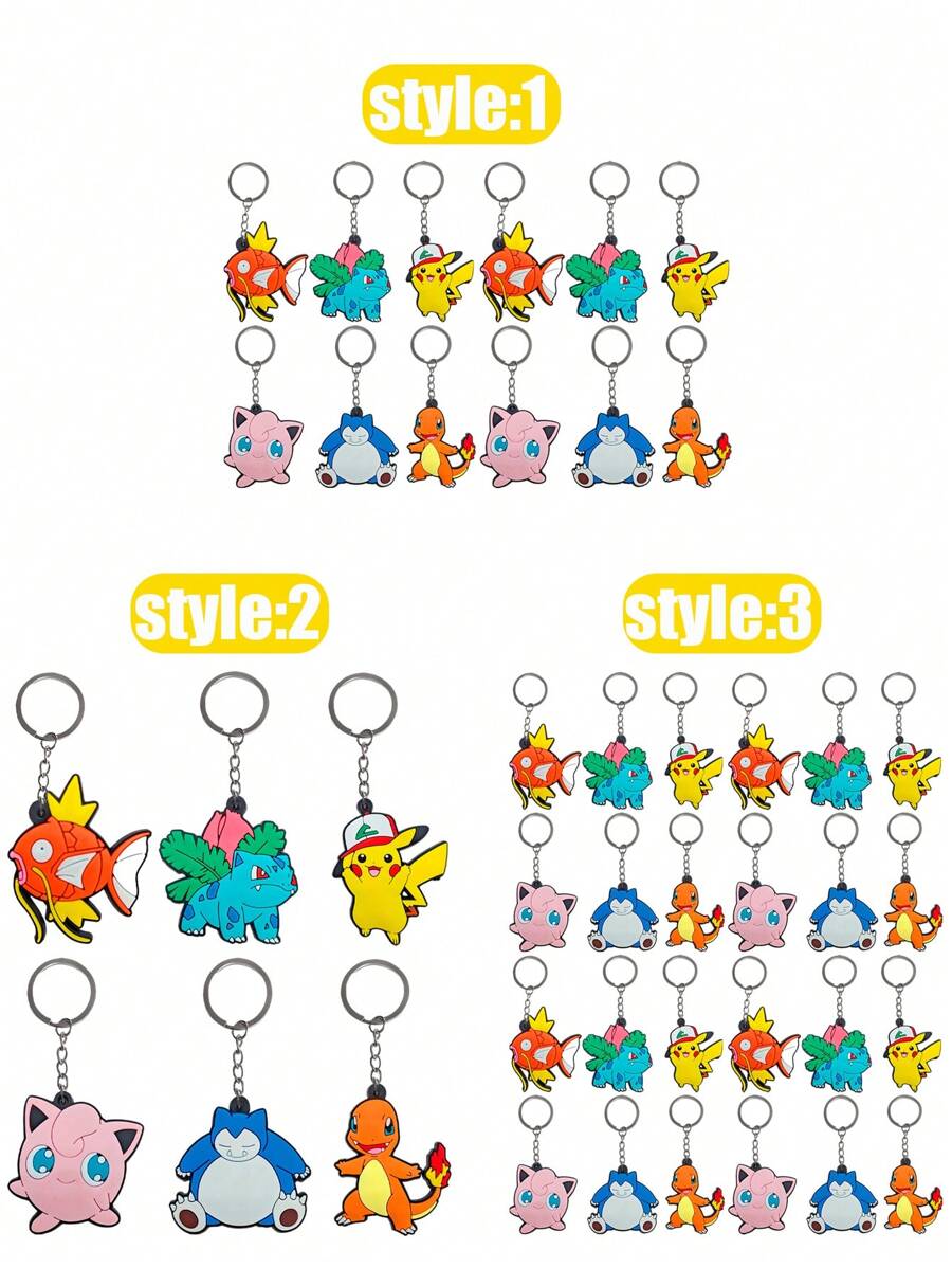 pokemon 1 Item: Pokemon Keychain, Suitable For Bag Pendants, Bag ...