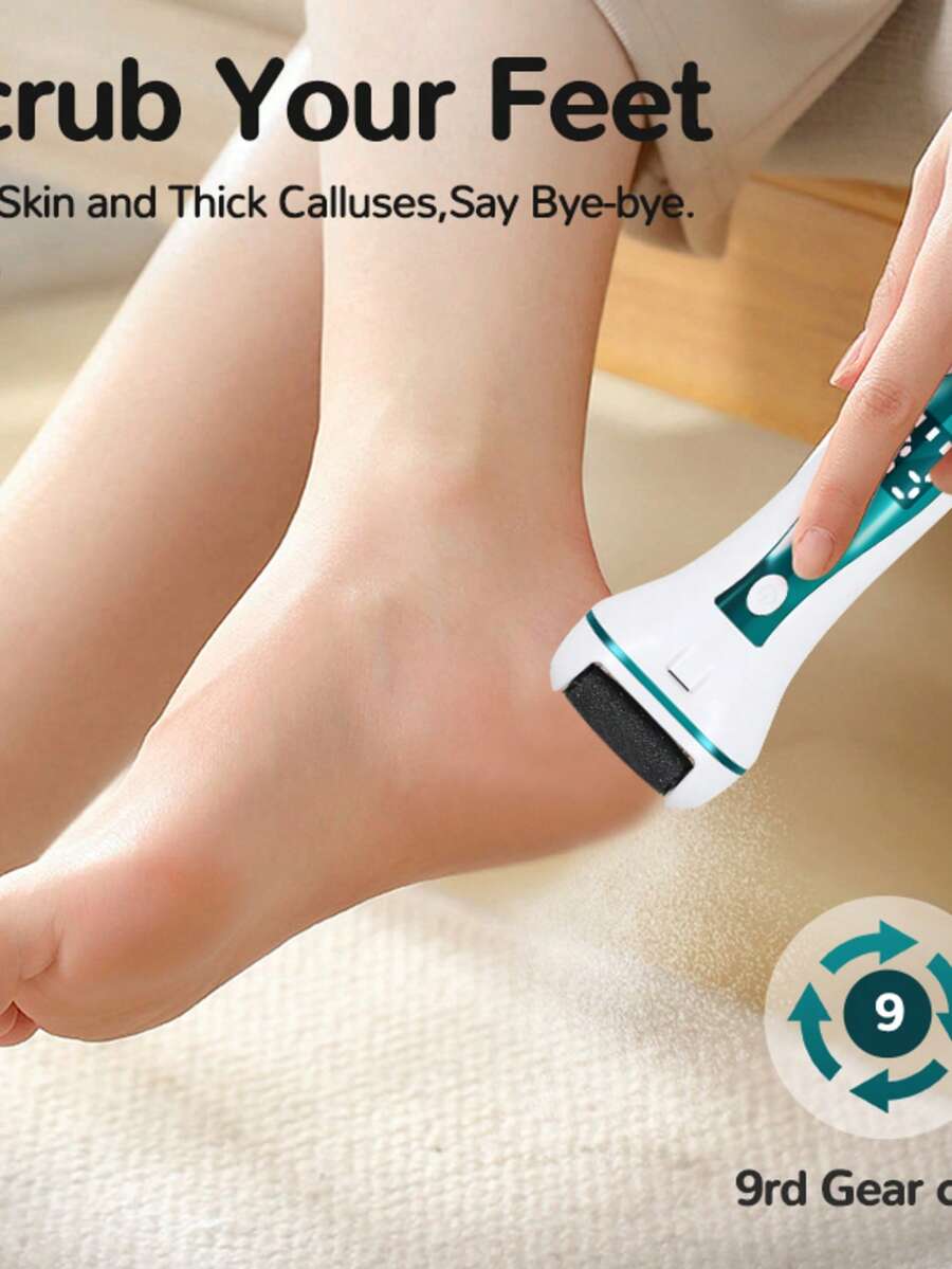 Electric Foot Grinder, Foot Callus Remover, USB Charging, Speed ...