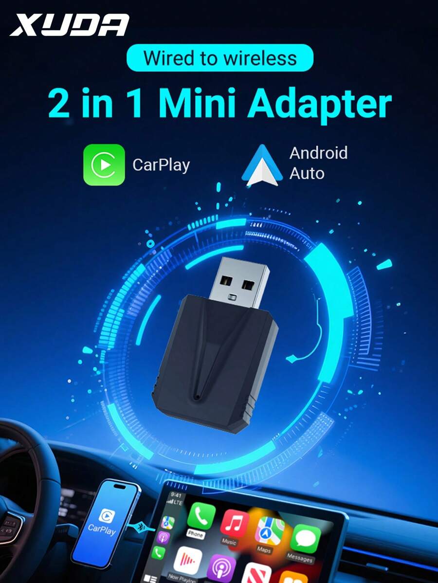 XUDA XUDA 2025 NUOVO Mini adattatore 2 in 1 per passare da cavo a senza ...