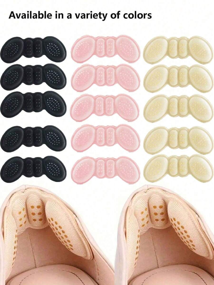 10 Pairs Heel Stickers For Women's High Heels, Anti-Slip Heel Stickers ...