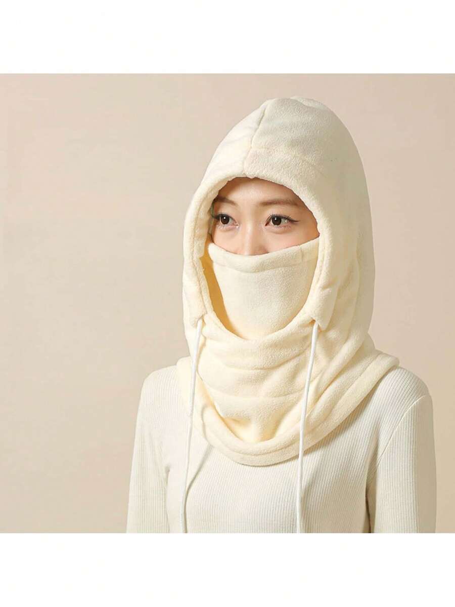 1pc Balaclava Ski Mask, Polyester Knit, Windproof Face Cover, Warm Neck ...