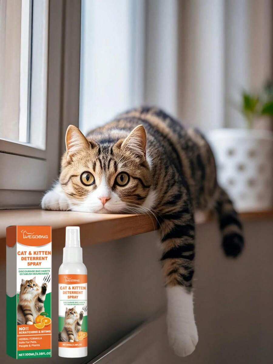 Spray para el cuidado de gatos - Fórmula suave que reduce el arañado y ...