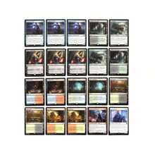 56pcs Black Core Magic The Gathering Cards P9 Dual Land Fetch Land Shock Lands Proxy MTG Cards ...