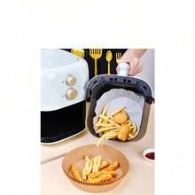 100Pcs Square Round Air Fryer Special Paper Plate Silicone Oil Paper ...