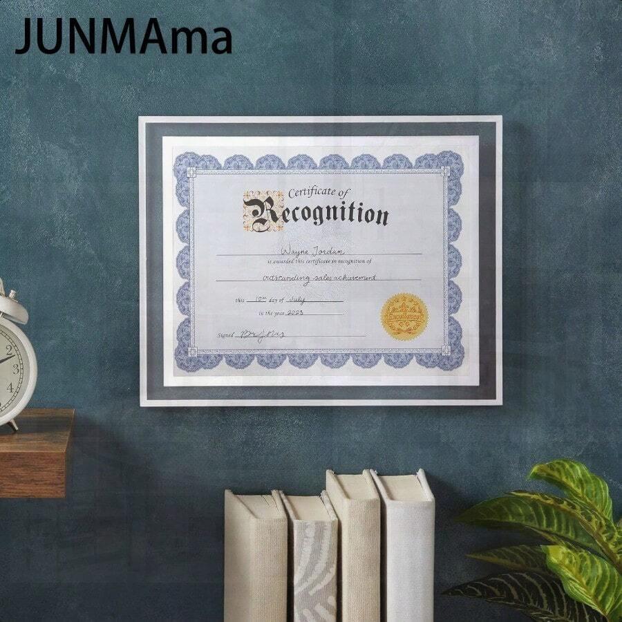 48 Sheets Blue Floral Certificate Of Recognition Paper For Printing ...