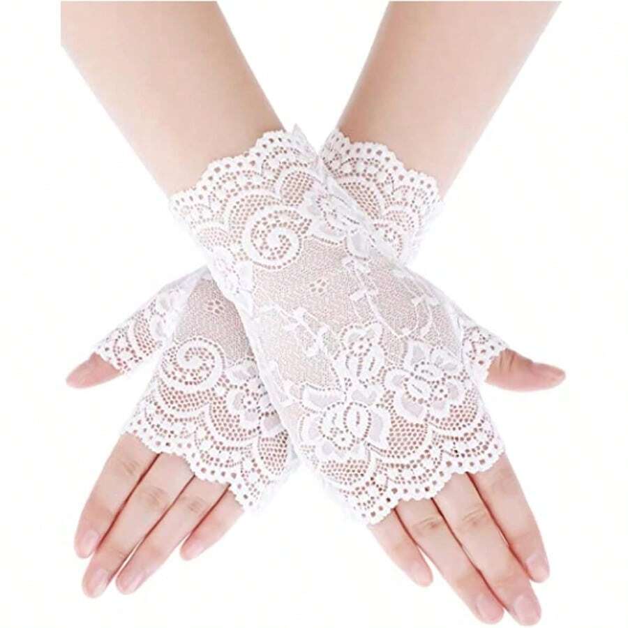 Women Gloves For For Wedding Tea Party Cosplay Costume | SHEIN USA