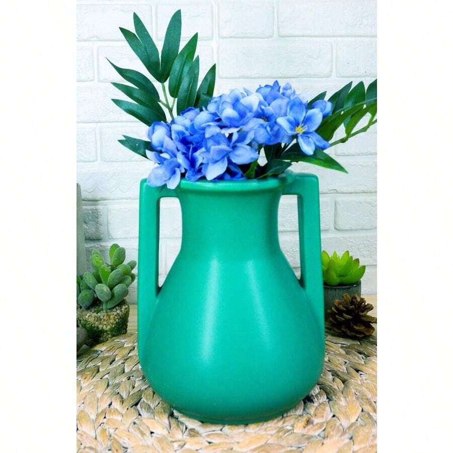 Art Pottery Frank Lloyd Wright Contemporary Satin Green Roman Vase ...