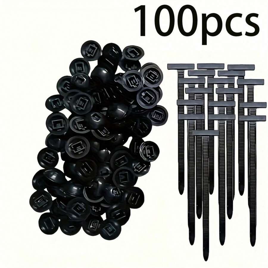 50/100 2025 Universal Nylon Cable Tie Buckle, Heavy Duty Plastic Cable Tie Multi-Tool, Self ...