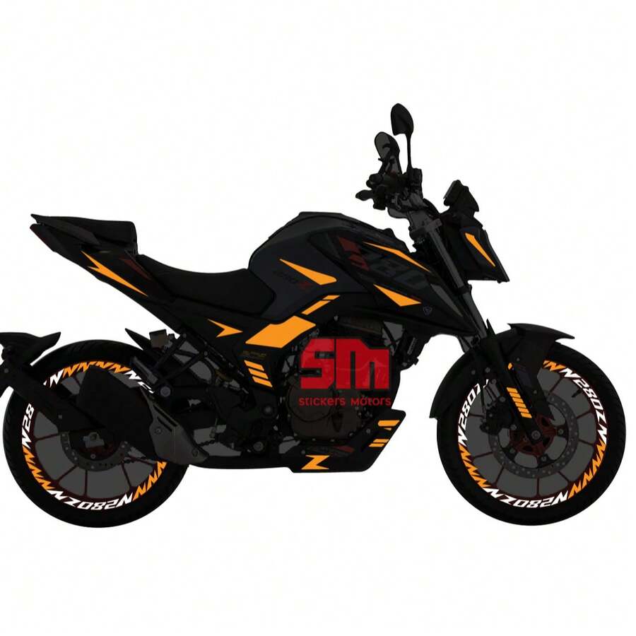 Italika 250z 2025 Stickers Kit, Reflective Stickers Kit For Italika ...