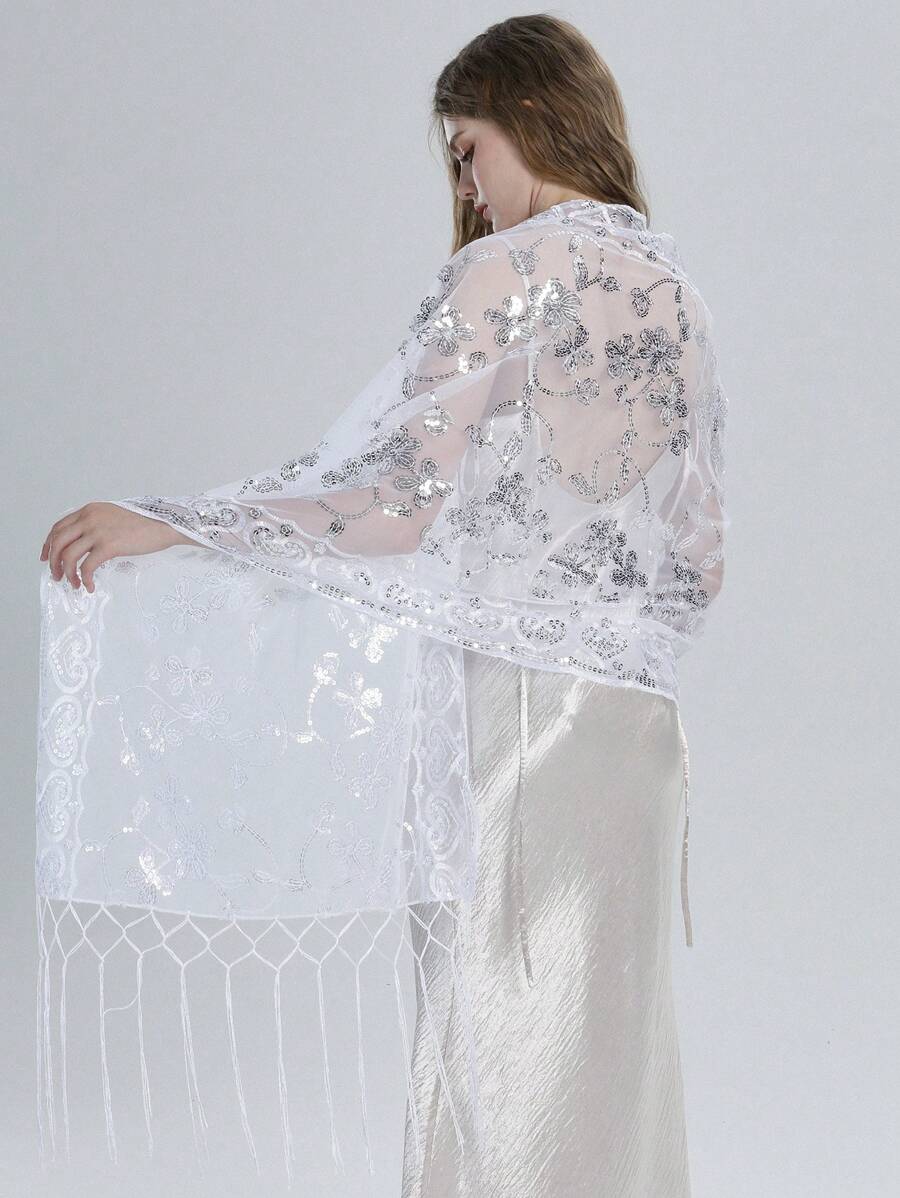 1pc Infinity Sheer Scarf Wrap, Versatile Solid Color Lightweight ...