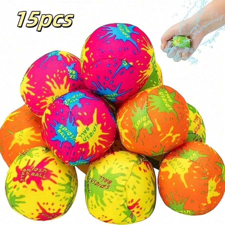 15 Water Balloons, Splash Water Balloons, Summer Cool Water Balloons ...