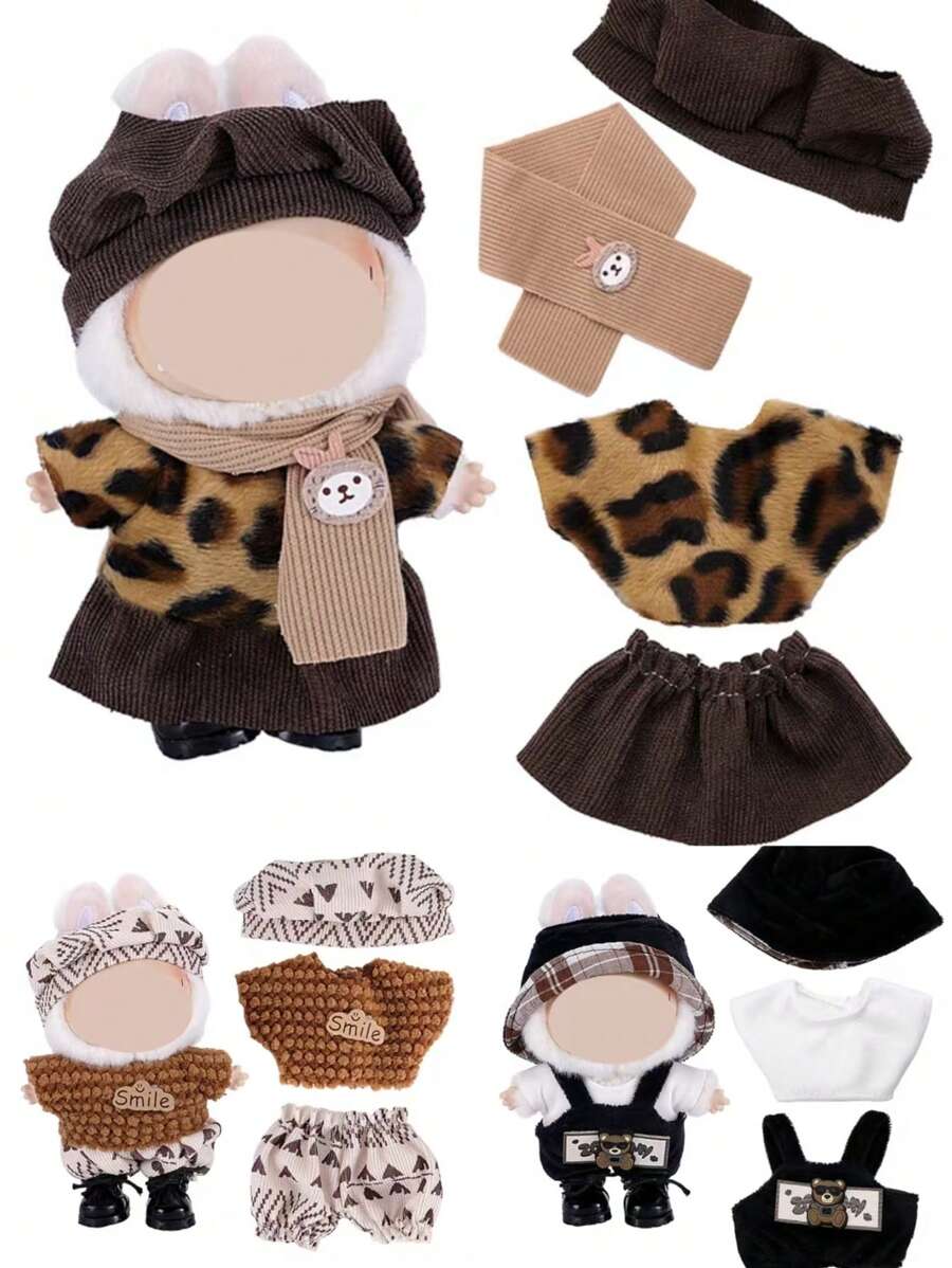 17cm 1st/2nd/3rd Generation Clothing Accessory, Labobo Sitting Doll ...