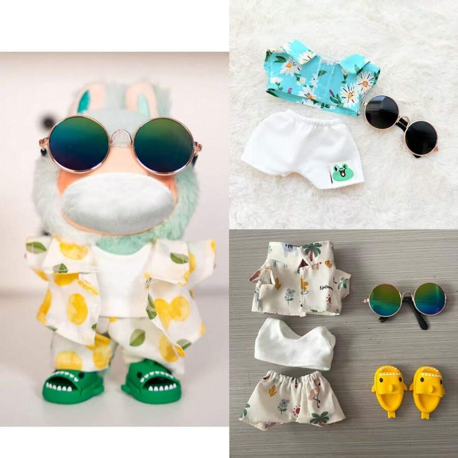 17 cm Labubu 1:a/2:a/3:e generationens Labobo klädaccessoarer ...