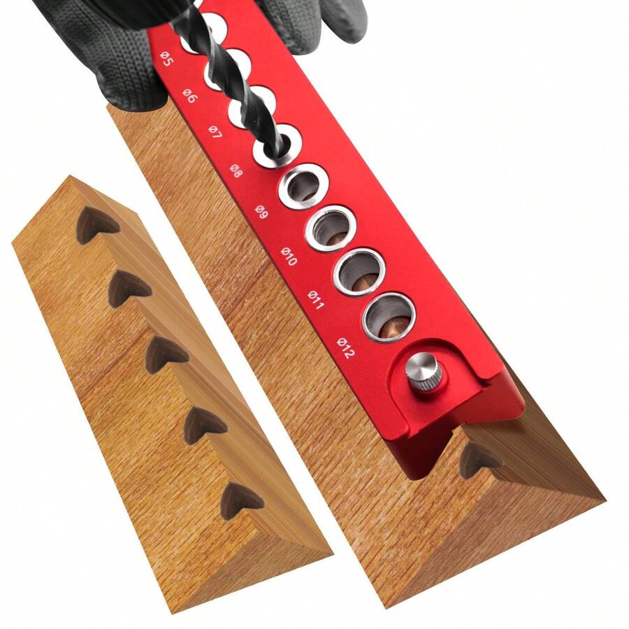 Woodworking 3mm-12mm Self Centering Dowel Jig - Vertical Drilling Guide ...