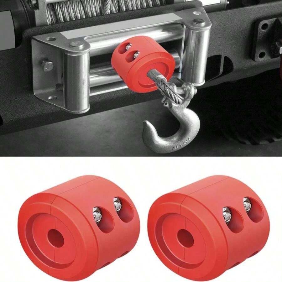 Rubber Winch Stopper,Winch Cable Hook Stopper,Rubber Rope Line Saver ...