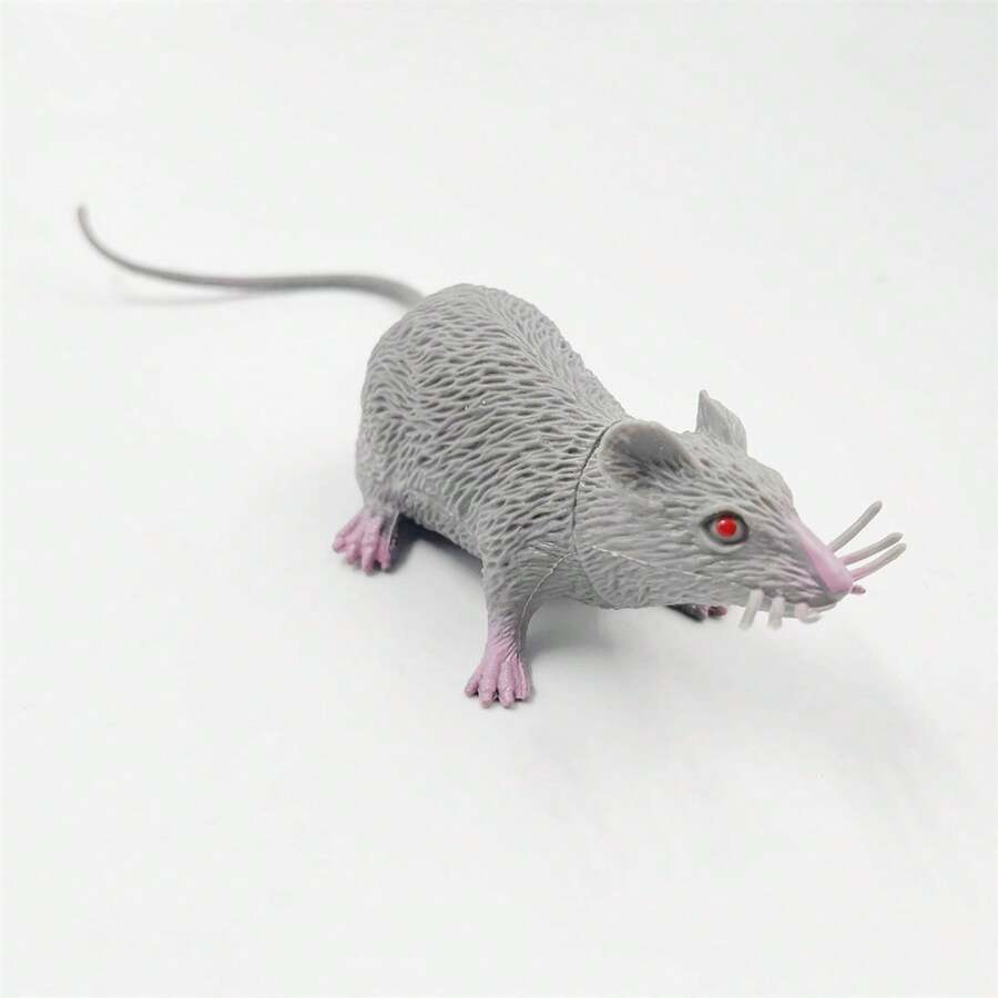 Plastic Fake Rats Realistic Spooky Mouse Joke Toys Prank Props For ...