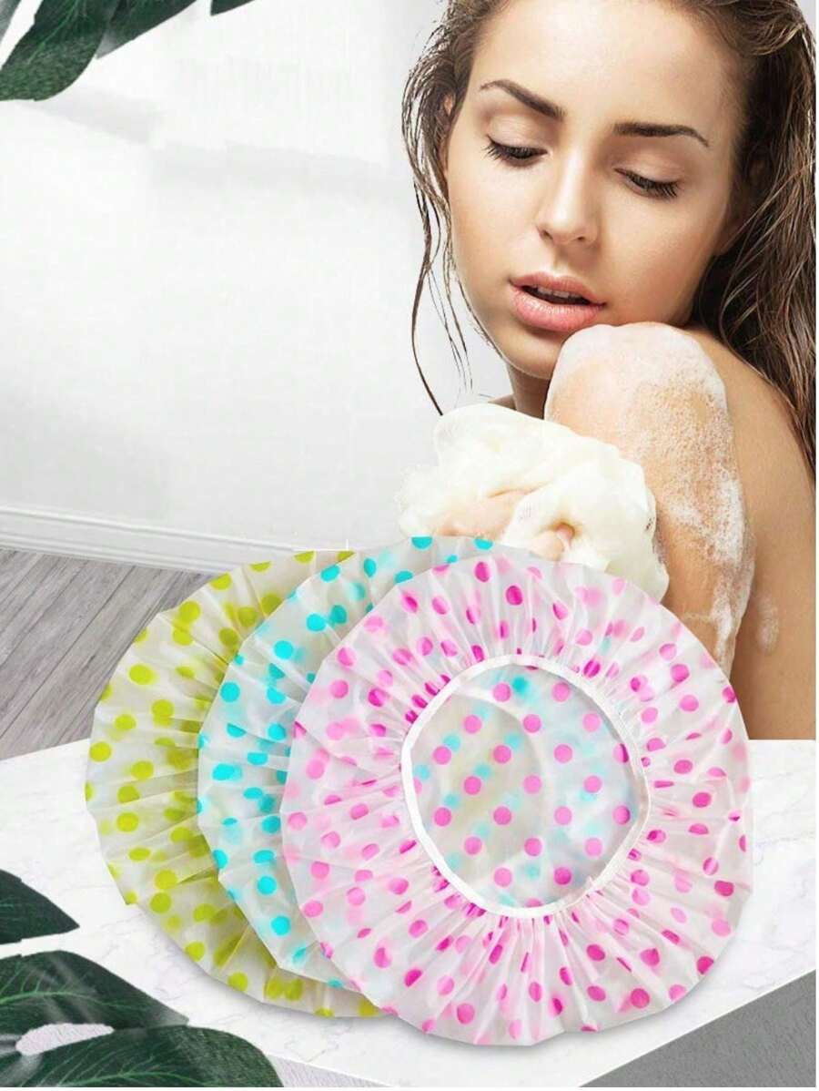 EVA Shower Cap Waterproof Shower Cap Shower Head Cover Kitchen Anti-Oil ...