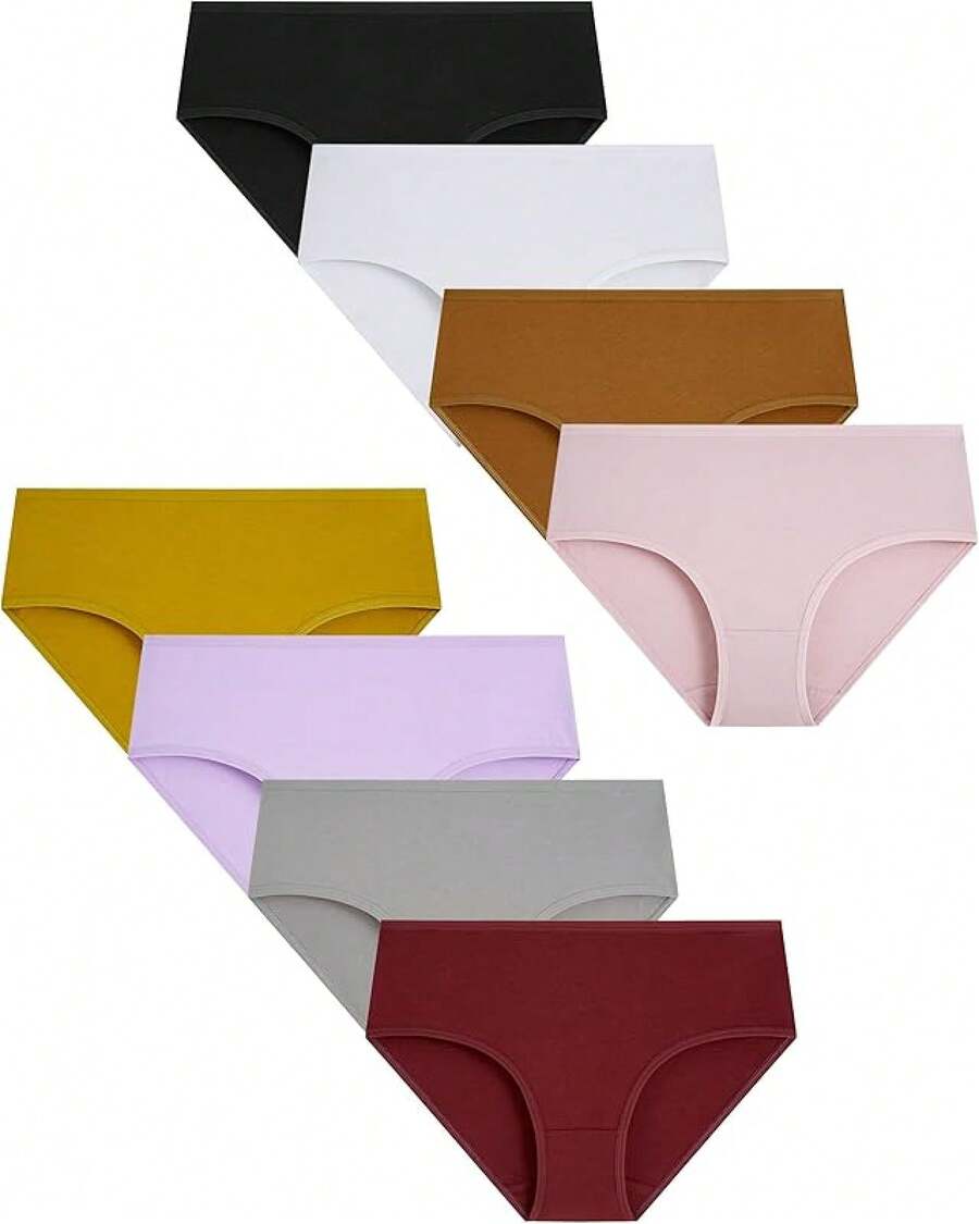 Paquete de 8 bragas de algodón para adolescentes de la marca Boboking ...
