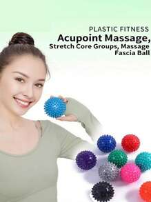 Massage Ball Foot Massager Spiky Roller For Deep Tissue Trigger Point ...
