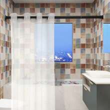 Telescopic Net Voile Tension Curtain Rail Pole Rod Rods Extendable ...