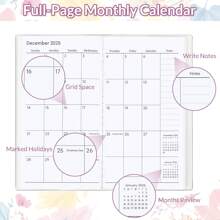 Pocket Calendar 2025-2027, Floral 2025-2027 Monthly Planner - 3.7" X 6. ...