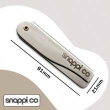 LSQ Snappi Co® Metal Folding Beard Comb 304 Stainl Steel Pocket Comb ...