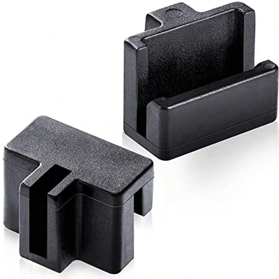 20 Pieces Hanging File Rail Clips Specialty Storage Black File Folder ...