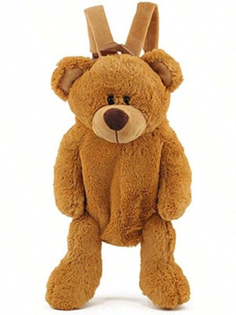 Cute Fuzzy Bear Backpack Stuffed Animal Backpack Kawaii Bunny Backpack ...