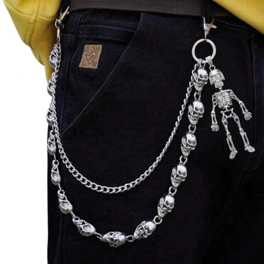 Wallet Chain Wallet Chains For Men Skull Chains Punk Trousers Pants ...