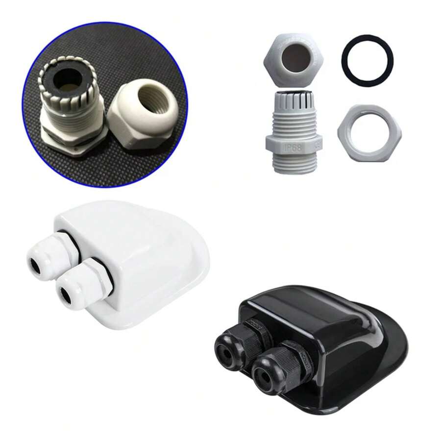 Motorhome Junction Box Single/Dual Hole Entry Gland Box Motorhome ...