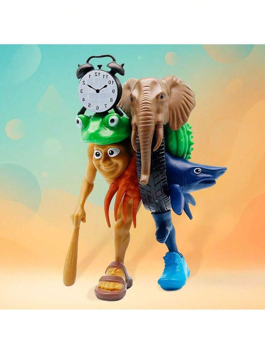 Italian Brainrot Action Figures Set, Tralalero Tralala Meme Shark ...