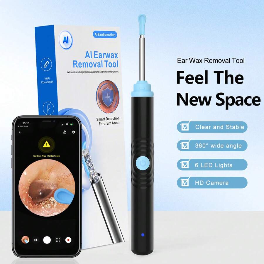 Herramienta para eliminar la cera del oído, herramienta para eliminar ...