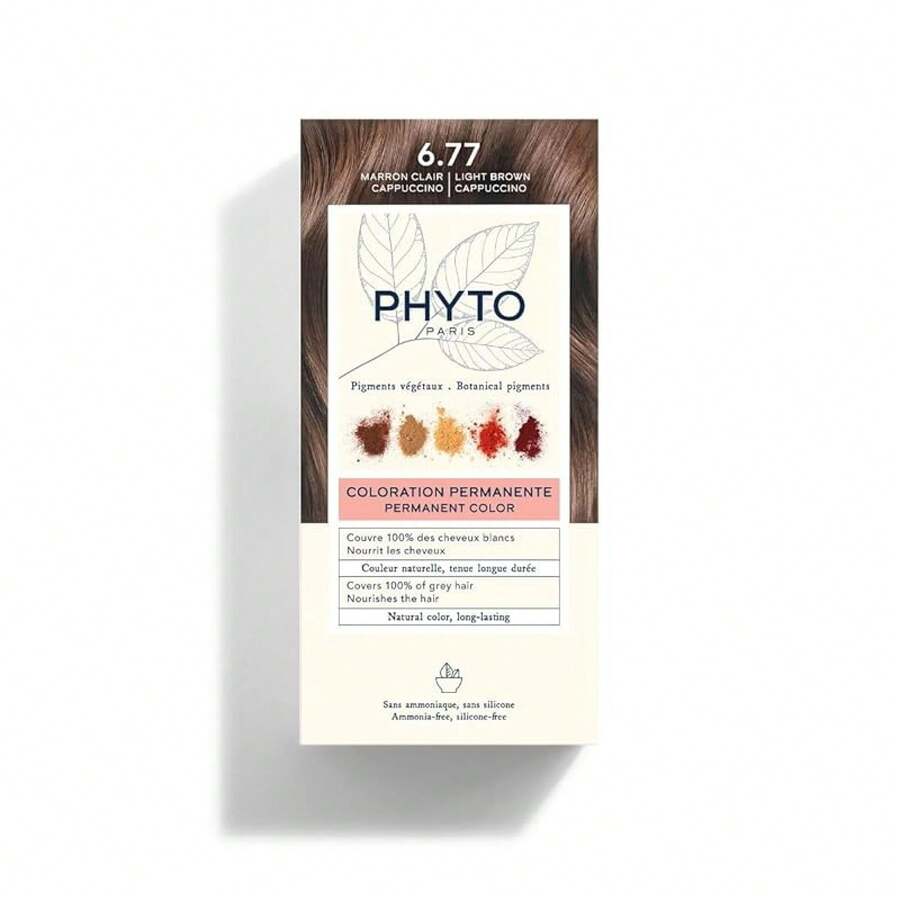 PHYTO Phytocolor Permanent Hair Color With Botanical Pigments, 100% ...