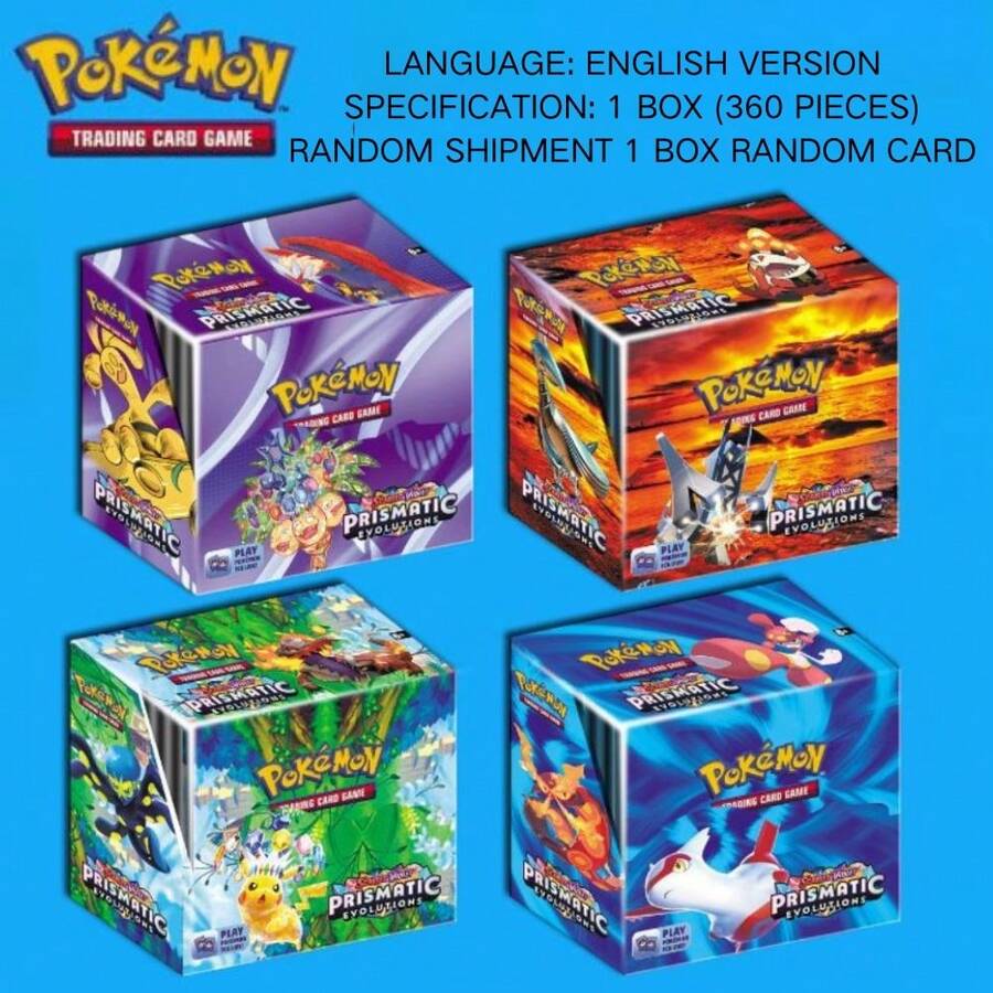 pokemon 360Pcs Pokemon English TRADING CARD GAME: SCARLET&VIOLET ...