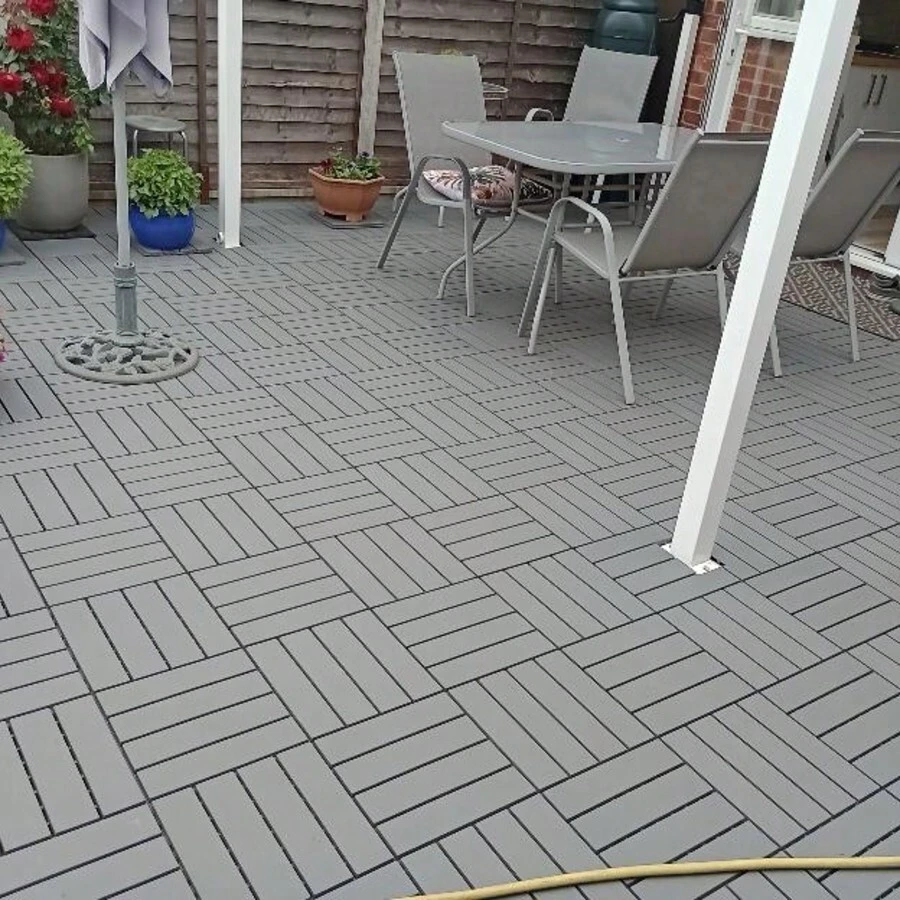 Nicoman 36P Interlocking Deck Tile, 12 "X 12" PP Outdoor Floor, All ...