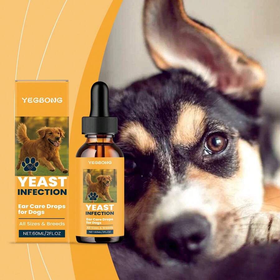 Dog Ear Care Drops, Gentle Formula For Daily Ear Cleaning, Relieving ...
