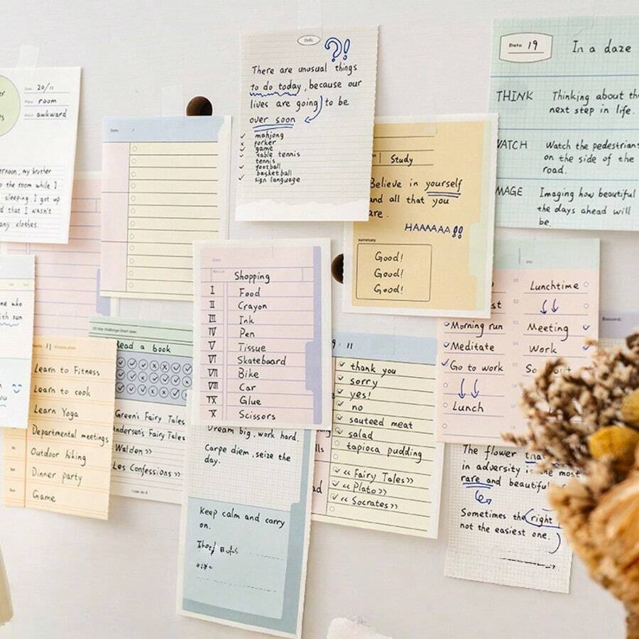 1PC Creative Three-Part Notebook - Simple Student Multi-Functional Tear ...