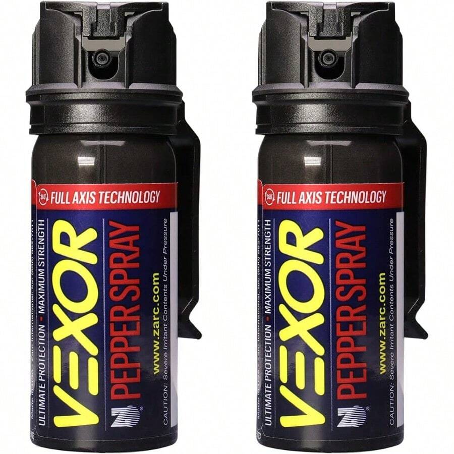 Vexor Pepper Spray Full Axis With Belt Clip For Self Defense - Maximum ...