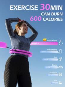 Weighted Hula Circle Hoop With 32 Links(66 Inch), Sweet Weight Ball ...