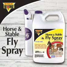 REVENGE Horse And Stable Fly Spray 128 Oz ReadytoUse With Power Sprayer ...
