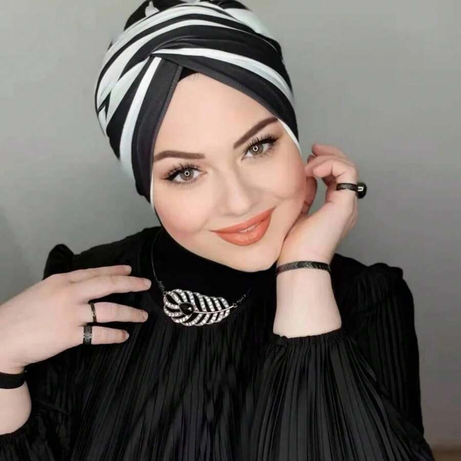Muslim Modest Hijab Cap Undercap Abaya Hijabs For Woman Islamic Abayas ...