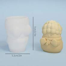 1 Stück Silikonform in Weihnachtsbaum-Form für Duftkerzen mit ...