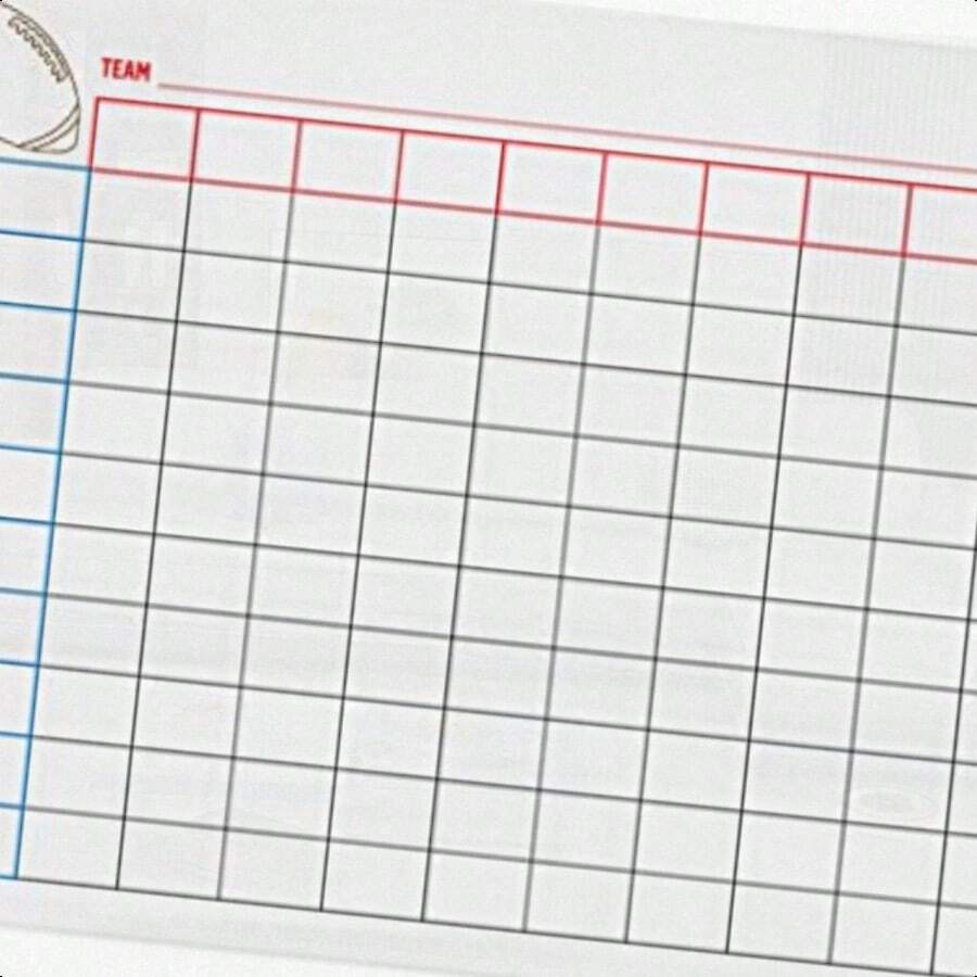 Tabla de borrado en seco de cuadrados de piscina de fútbol, tabla de ...