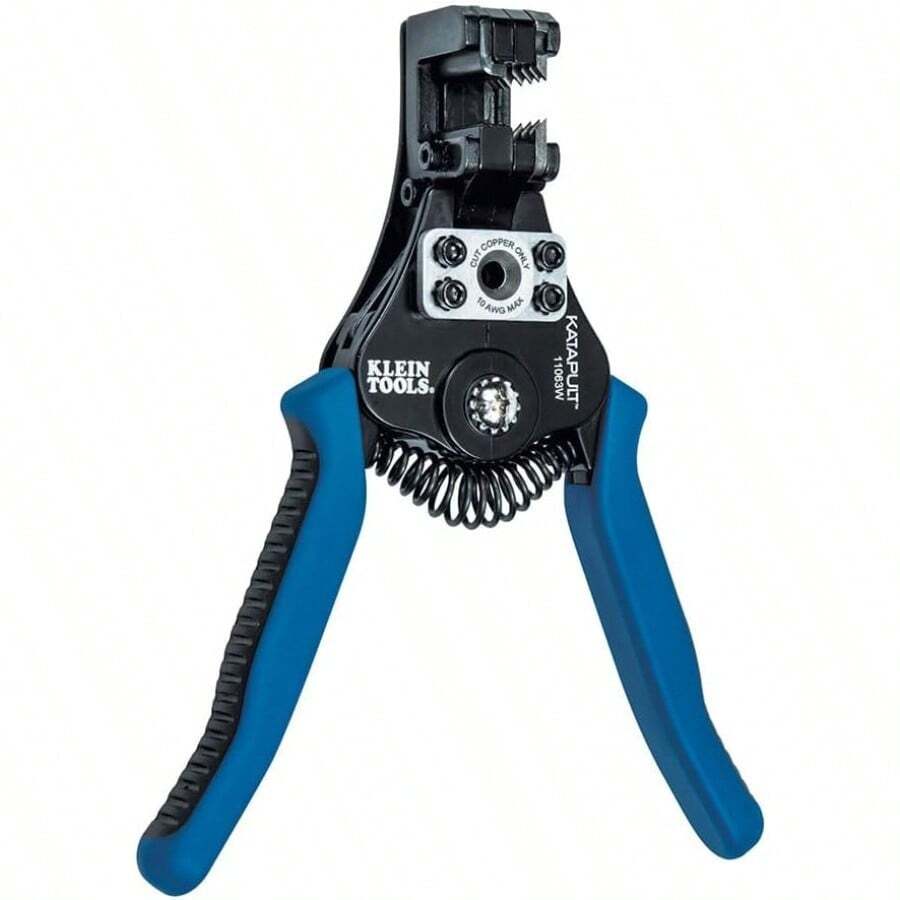 Klein Tools Katapult Solid And Stranded Wire Stripper Cutter Cuts And ...