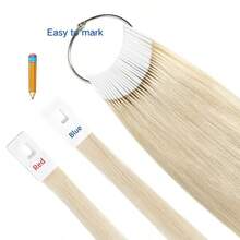 MHuman Hair Swatches Testing Color Samples For Salon Color Rings ...